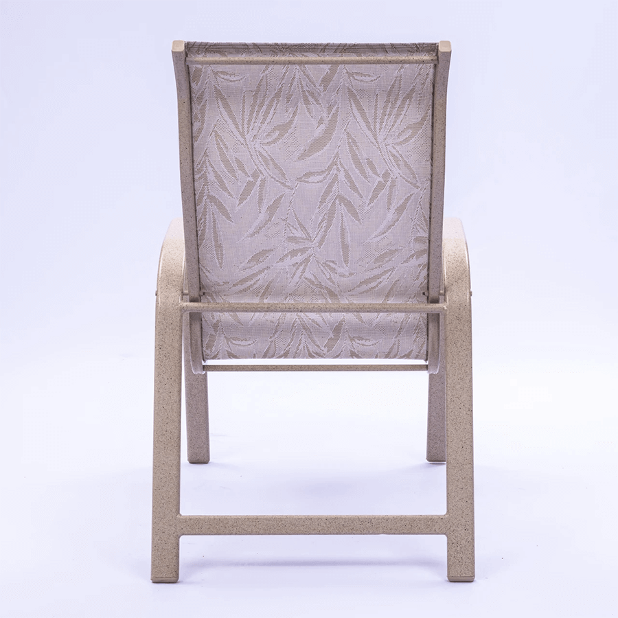 Waterfront Stackable Sling High Back Dining Patio Chair - 12 lbs ...