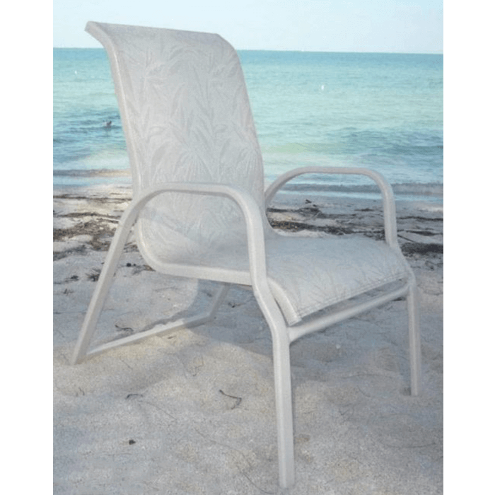 Island Breeze Stackable Sling Patio Dining Chair - 10 lbs. - Furniture ...