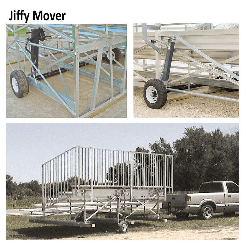 21 ft. 10-Row Bleacher with Mover - Furniture Leisure