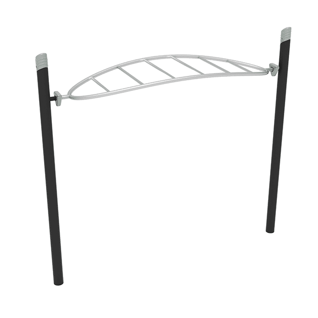 Curved Horizon Monkey Bars with Single Post - Furniture Leisure