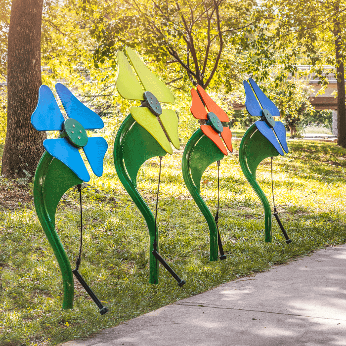 Flower Musical Playground Equipment - Furniture Leisure