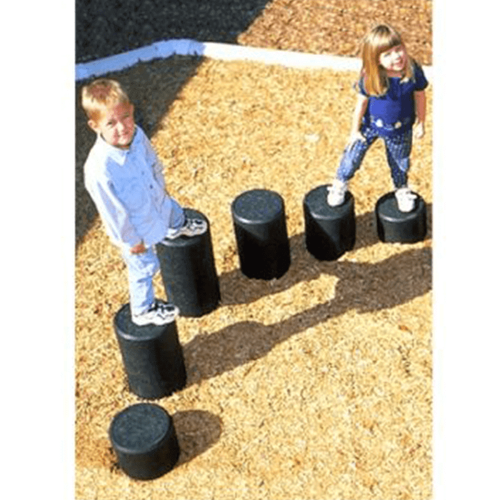 Black Stepping Post Playground Ages 2–12 - Furniture Leisure