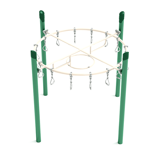 Circle Swinging Ring Ladder Single Post- Furniture Leisure