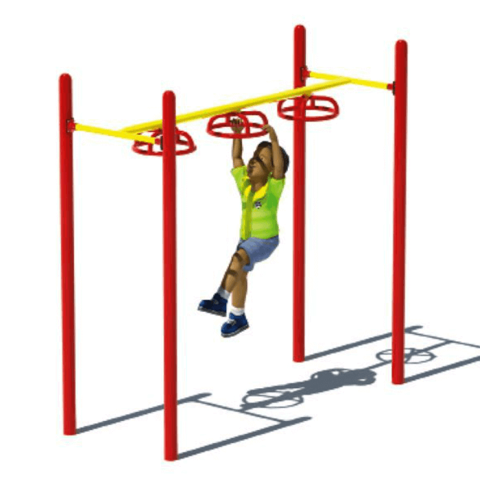 Three‑Wheel Swinger Monkey Bars Ages 5–12 – Furniture Leisure