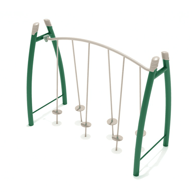 Tilted Lily Pad Bridge with Curved Post - Furniture Leisure