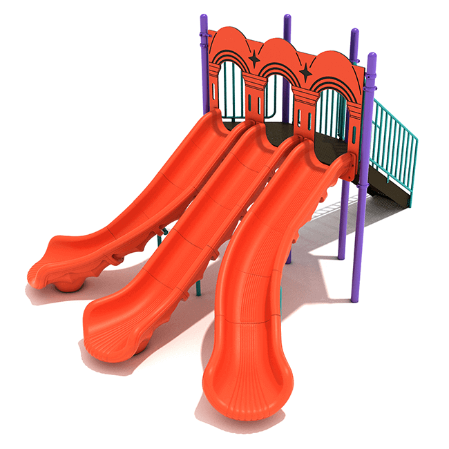 5 Ft Triple Split Slide Ages 2–12 – Furniture Leisure