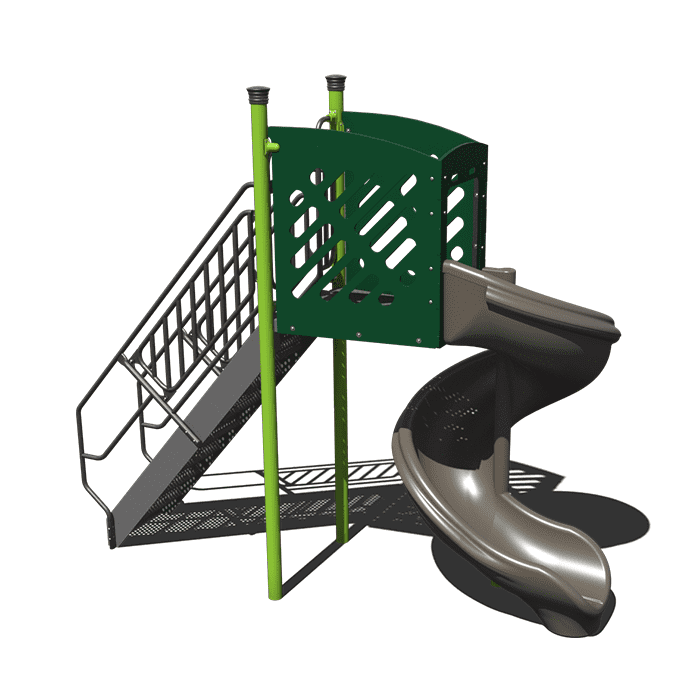6 ft Spiral Playground Slide – Furniture Leisure
